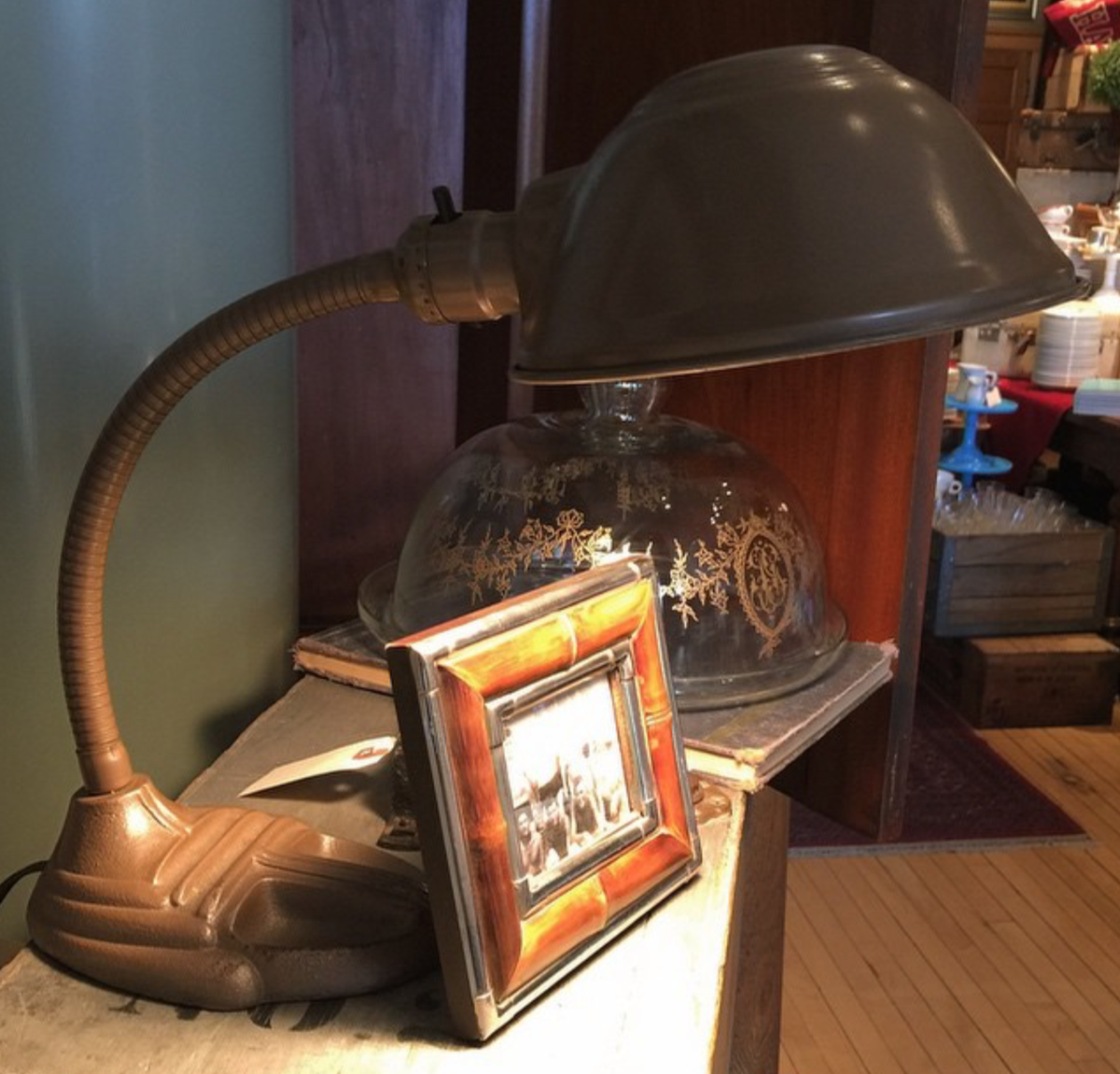 Antique Industrial Desk Lamp
