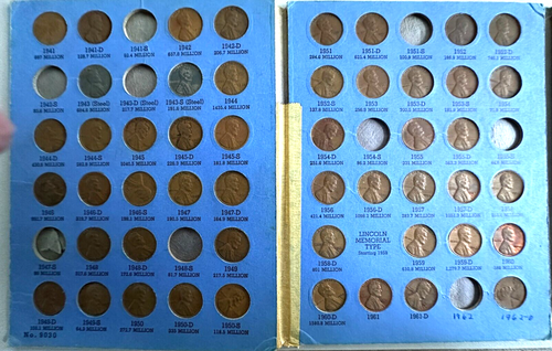 1941 - 1962 Lincoln Cents Set of 51 Coins | eBay