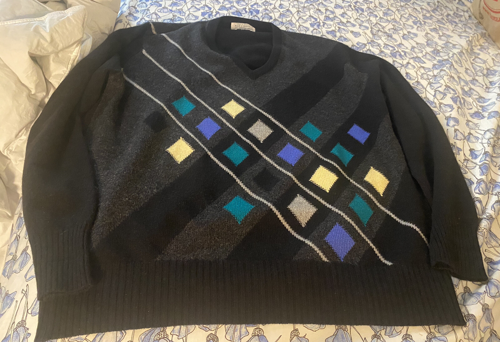 Maus Hoffman McGeorge Hand Intarsia Cashmere Sweater … - Gem