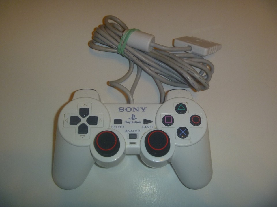 Official OEM Sony Playstation 1 & 2 PS1 PS2 DualShock Controller With ...