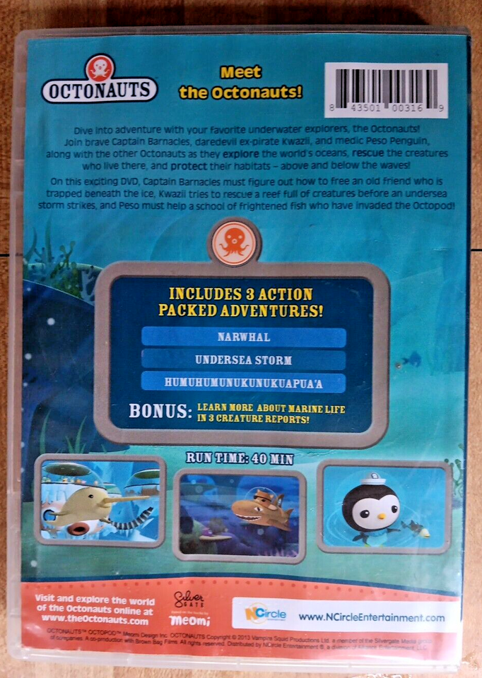Octonauts: Meet the Octonauts DVD -- Very Good with Fast Shipping!! OS1 ...