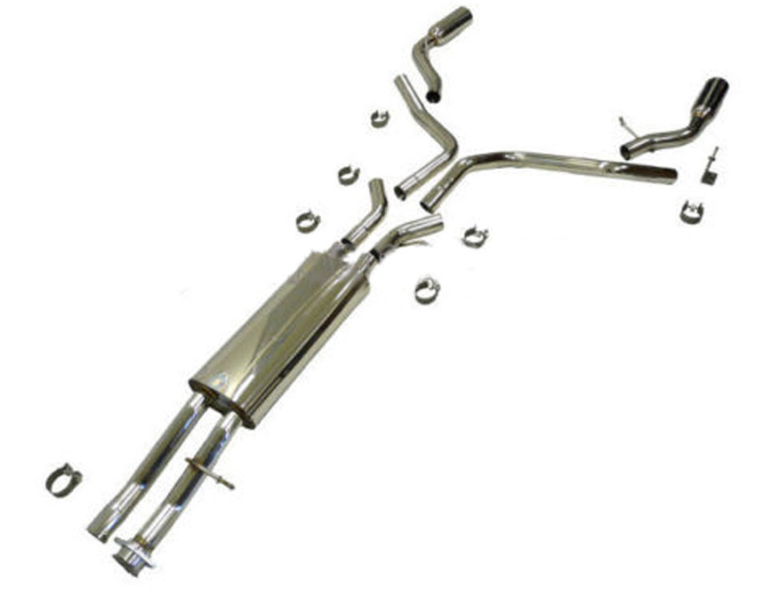 2009-2013 Cadillac Escalade GMC Yukon Denali 6.2L OBX Stainless Catback ...
