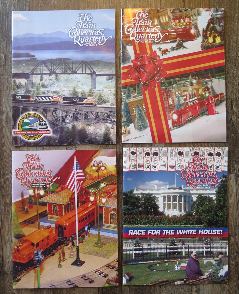 The Train Collectors Quarterly Model Railroad magazine lot complete ...
