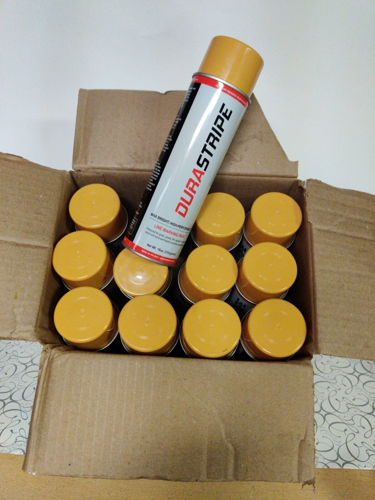Dura Stripe 18oz Yellow Aerosol Field Paint (One Case/12 Cans) | eBay
