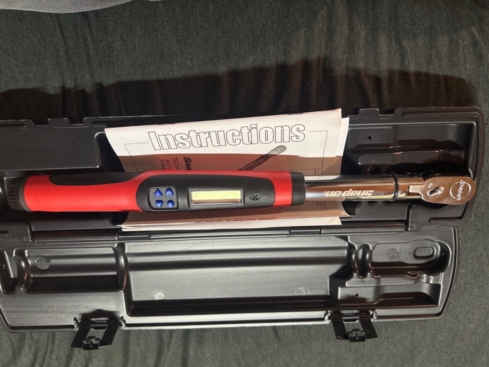 Snap-on TECH2FR100 3/8" Drive Techwrench Flex-Head Torque Wrench for ...