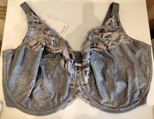 New M&S Fabulous Full Cup Underwired Bra Grey Pink Size 32GG, 44G, 44GG ...