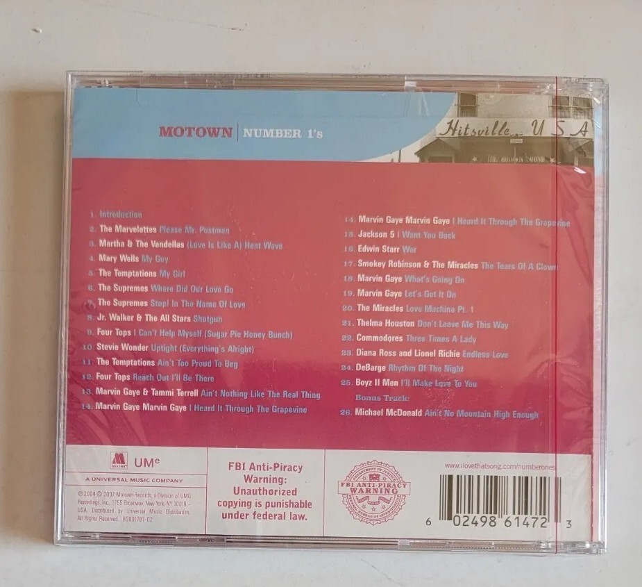 Motown Number 1's by Various (CD, 2004) for sale online | eBay