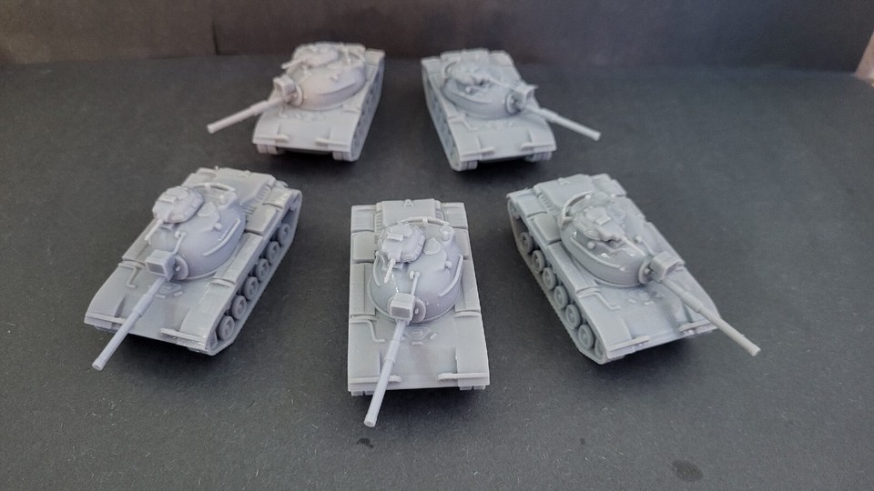 Flames of War: Vietnam U.S. M60 Tank MBT Platoon X5 'Nam lot resin | eBay