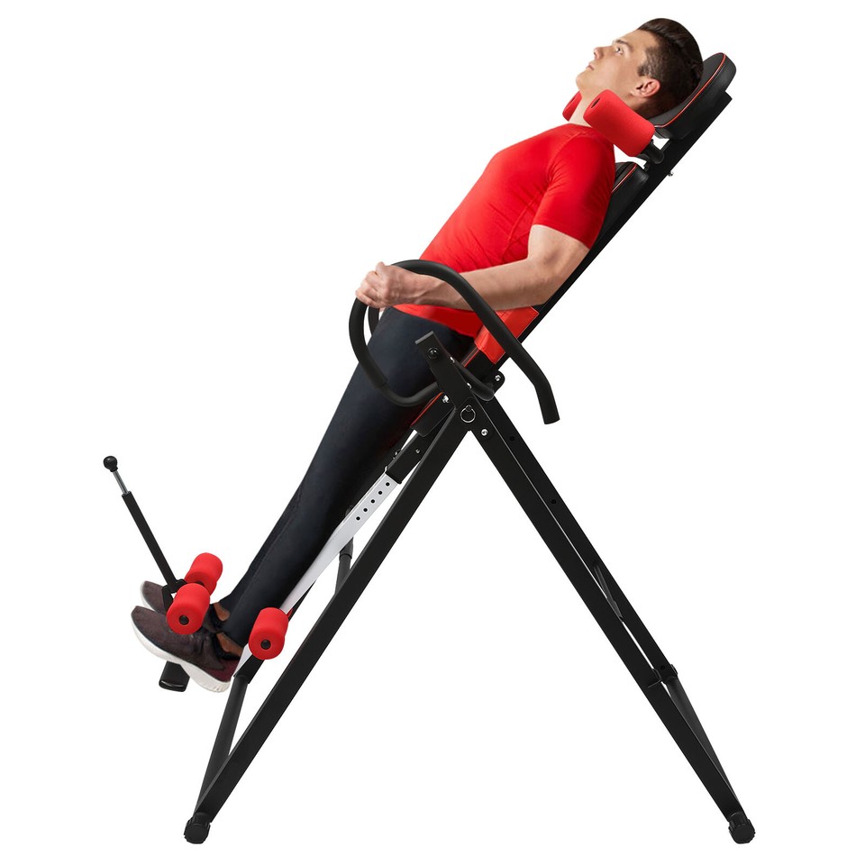 Inversion Table Heavy Duty Hang Upside Down Gravity Back Therapy Pain ...