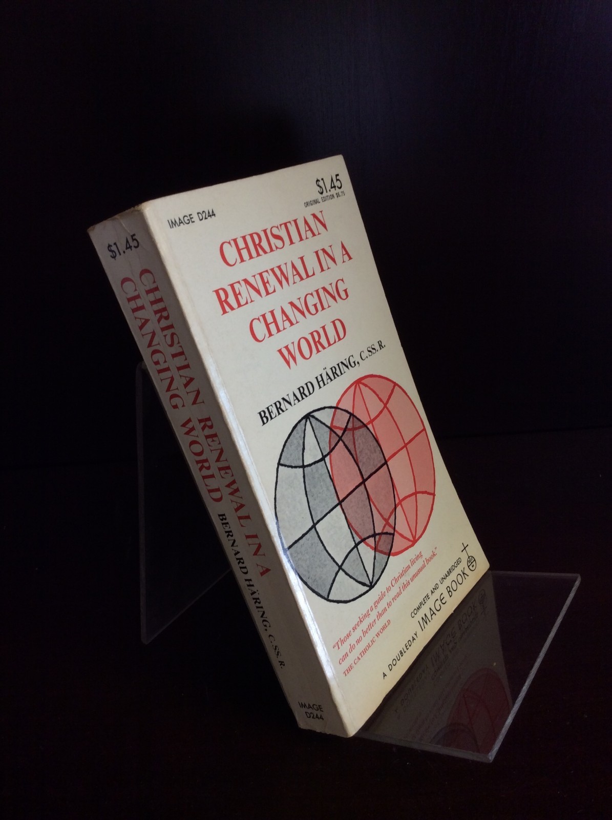 CHRISTIAN RENEWAL IN A CHANGING WORLD By Bernard Haring - 1968 ...