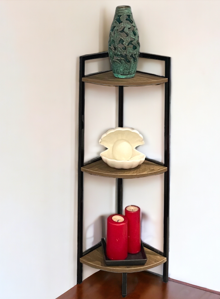 Corner Shelf Stand 3 Tier Organizer Rack Storage Shelves Display Unit ...
