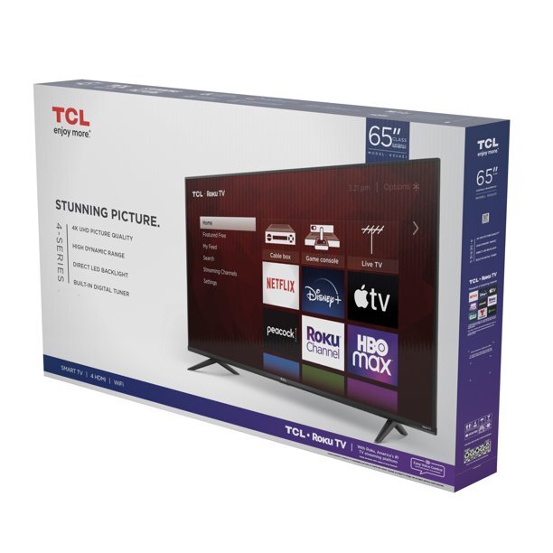TCL 65S405 65" 4K HDR Roku Smart TV - Black for sale online | eBay
