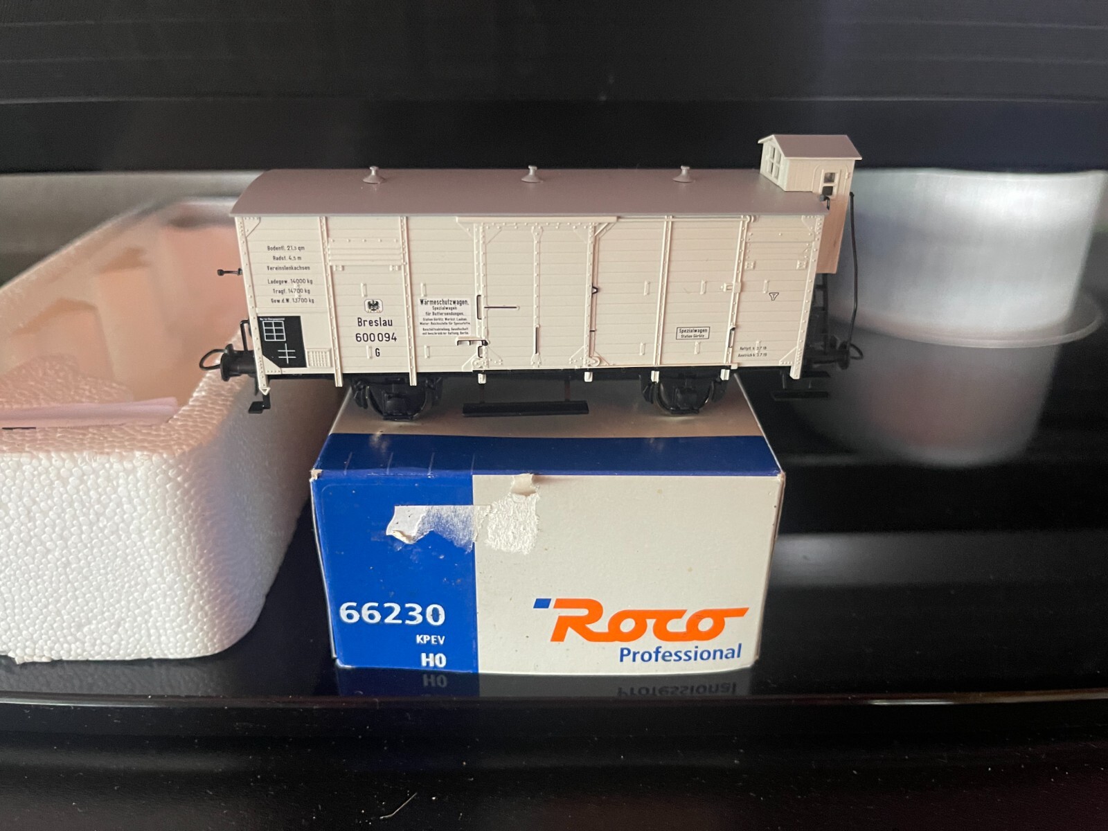 Roco 66230 Wärmeschutzwagen mit Bremserhaus H0 NEU + OVP | eBay.de