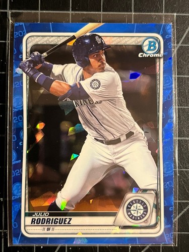 2020 Bowman Chrome Prospects Sapphire Julio Rodriguez Seattle Mariners ...