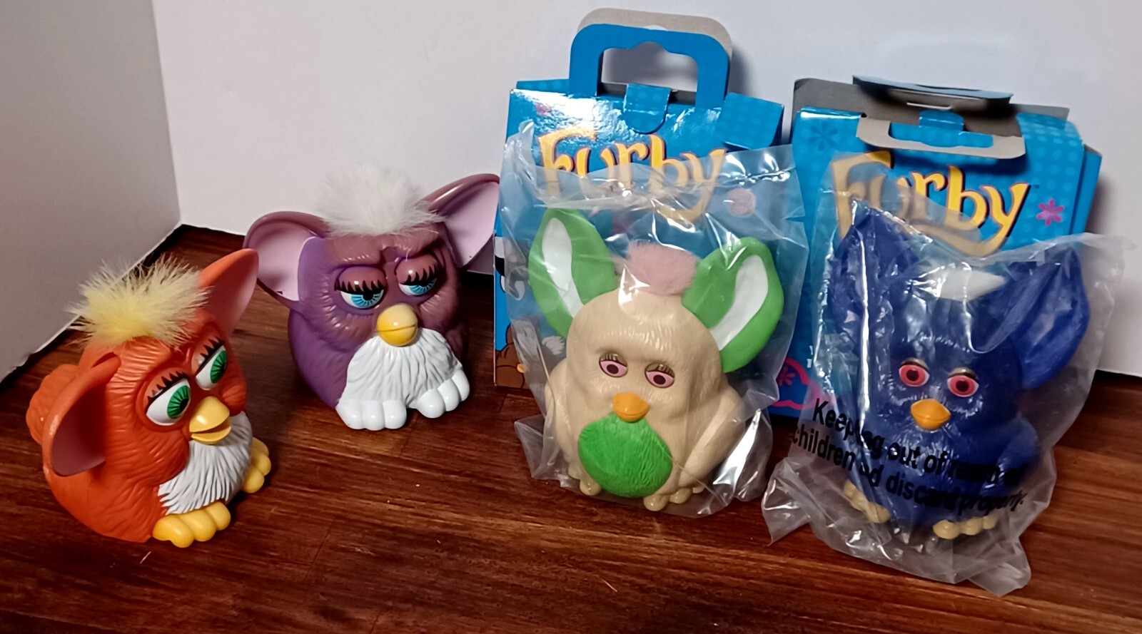 Lot of 4 Furby Fast food Figures McDonald's and BK Furbies | eBay