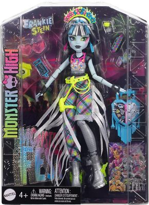 Monster High Monster Fest Doll, Frankie Stein with Glam Outfit **BRAND ...