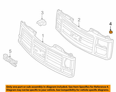GM OEM-Grille Nut 11570654 | eBay