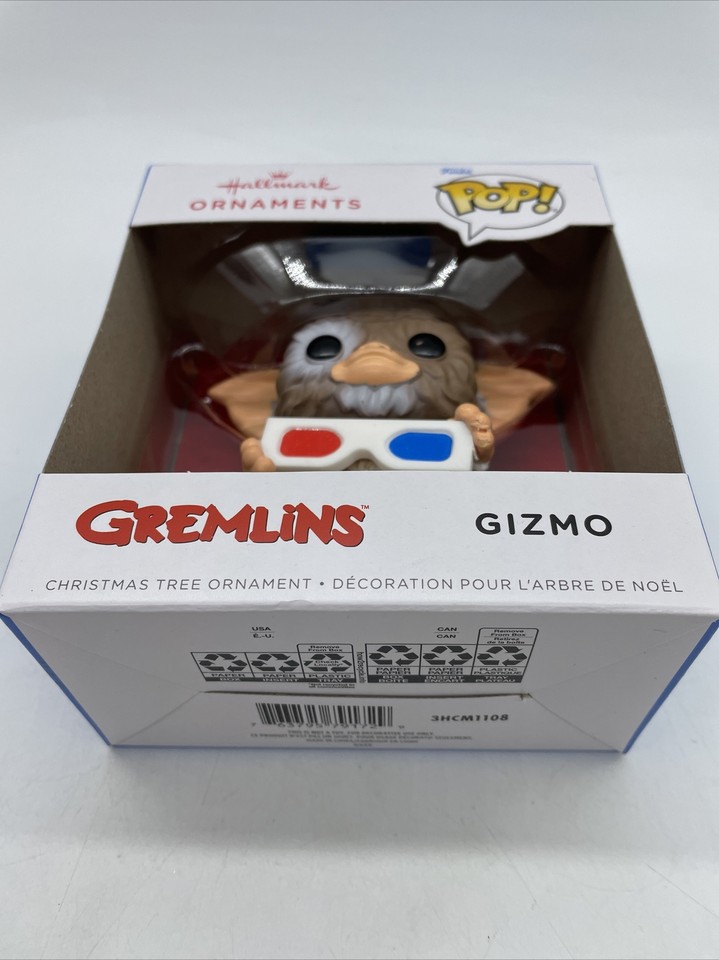 New Hallmark Gremlins Gizmo 3D Funko POP! Christmas Ornament | eBay