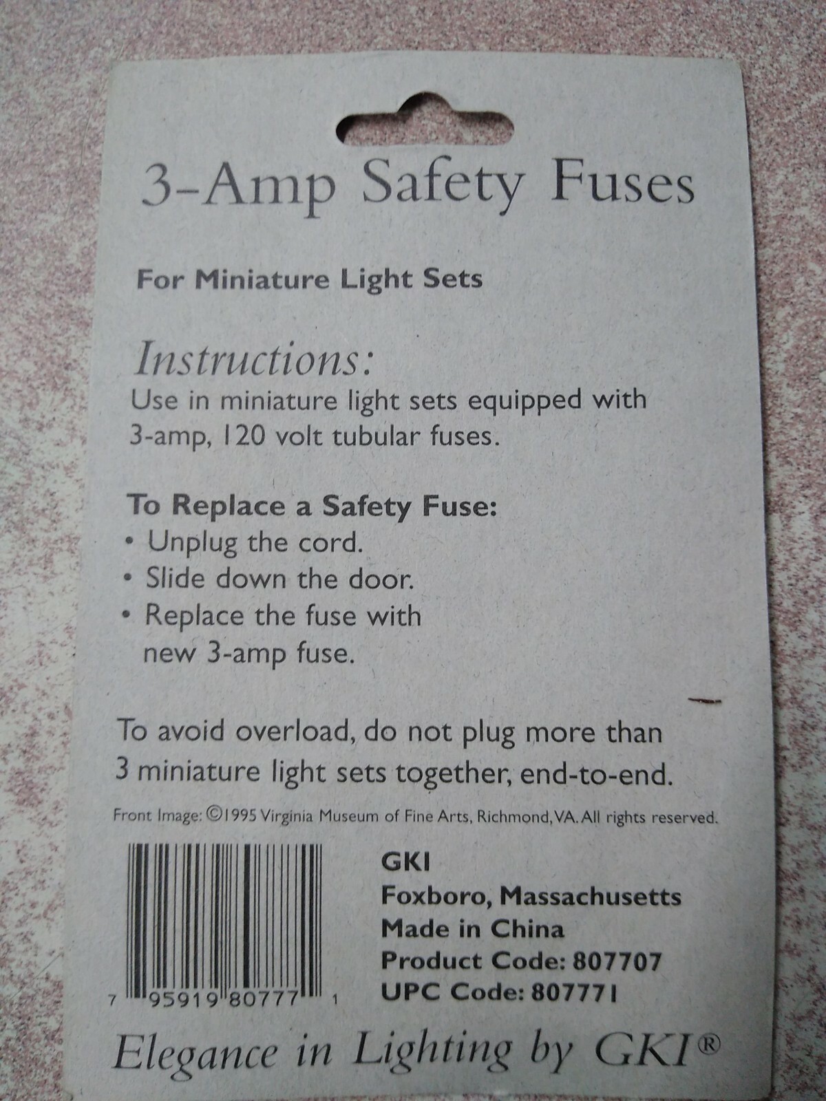 2 Pack Of 6 3Amp Ampere Safety Fuses For String Along Christmas Light ...