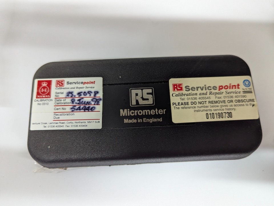 RS micrometer 549-101 (0-25mm) | eBay UK