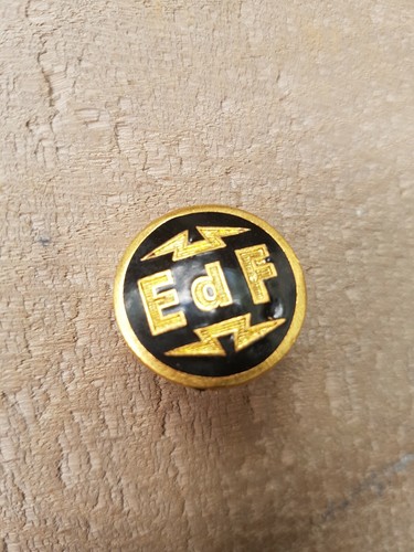 Ancien badge insigne EDF émaillé plaque emaillée pins | eBay