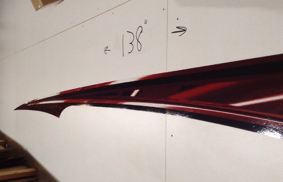 KEYSTONE 2012 RAPTOR RV SIDE L/R STRIPES 138x13 RED BLACK TOY HAULER ...