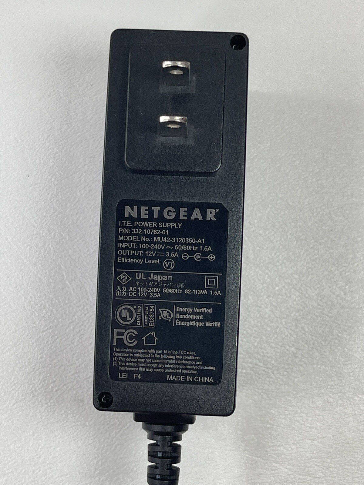 Genuine Netgear MU42-3120350-A1, 332-10762-01 12V 3.5A Power Supply | eBay