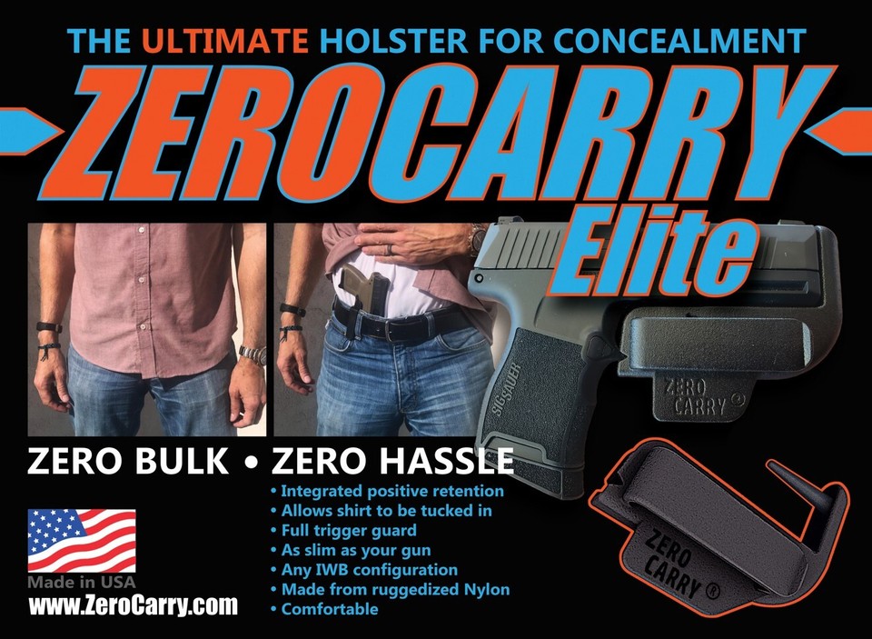 WALTHER P22 22 Cal. Zero Carry Elite In Waistband Holster 4 concealed ...