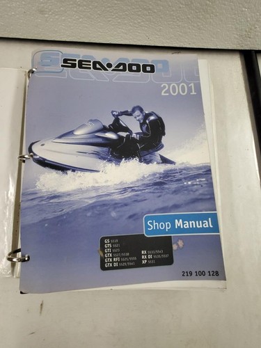 2001 SEA-DOO GS GTS GT XP RX WAVE RUNNER SHOP SERVICE MANUAL BOOK USED ...
