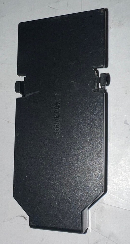 Nintendo Gamecube OEM Serial Port 1 Plate Cover Black Replacement | eBay