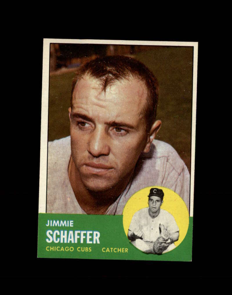 1963 Topps Baseball #081 Jim Schaffer STARX 7 NM CS75024 | eBay