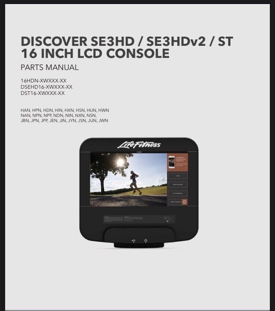 Life Fitness Discover SE3HD Console - Black (DSEHD16-XWXXA-01) for sale ...