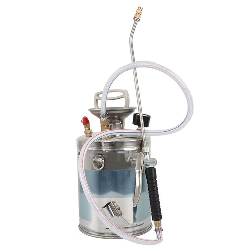 Stainless Steel Sprayer 1 Gal Steel Hand-Pump Sprayer with 3FT ...