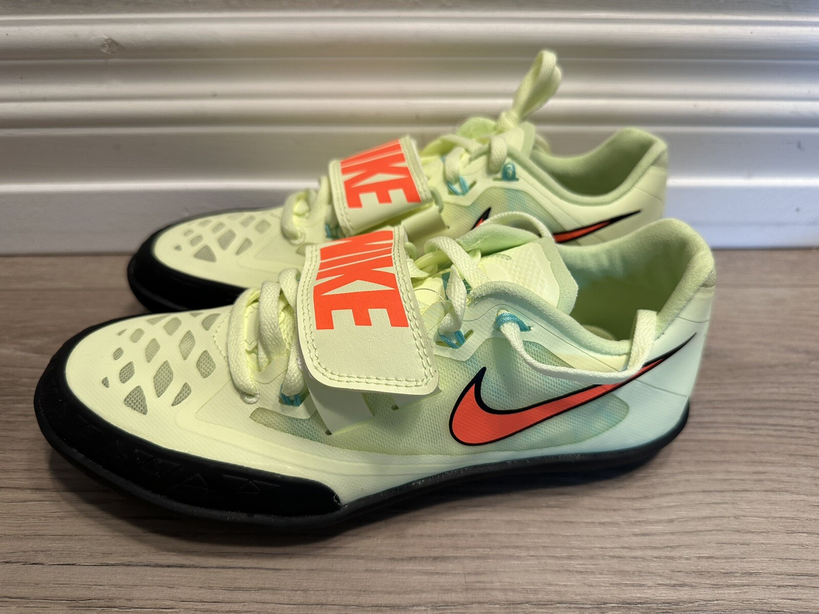 Nike Zoom SD 4 Shot Put and Discus Shoes Barely Volt Orange Mens Sz 6 ...