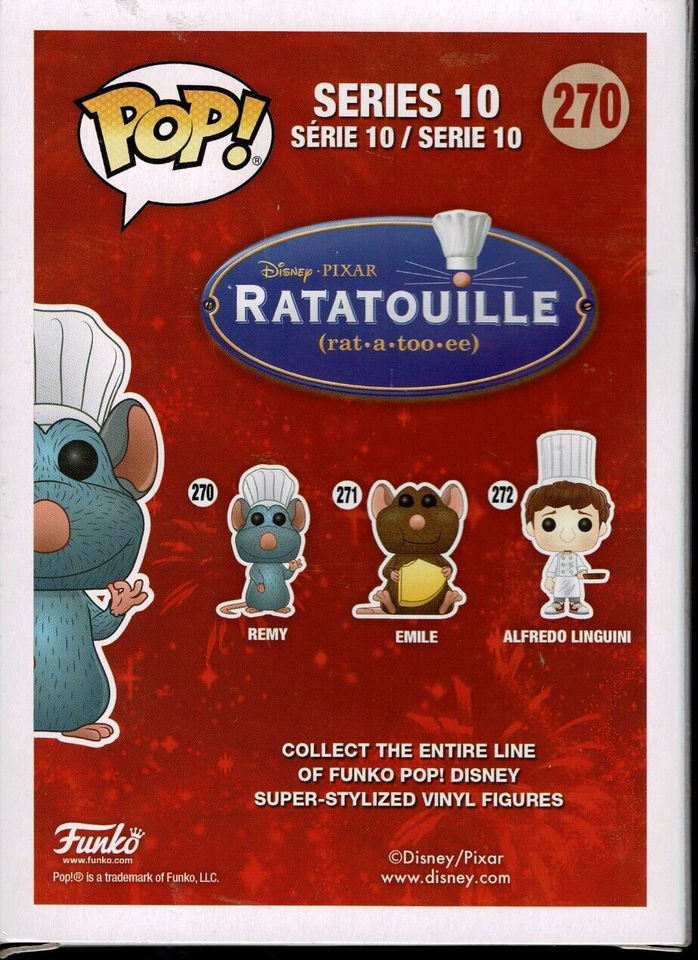 PATTON OSWALT SIGNED REMY DISNEY RATATOUILLE FUNKO POP #270 - J.S.A ...