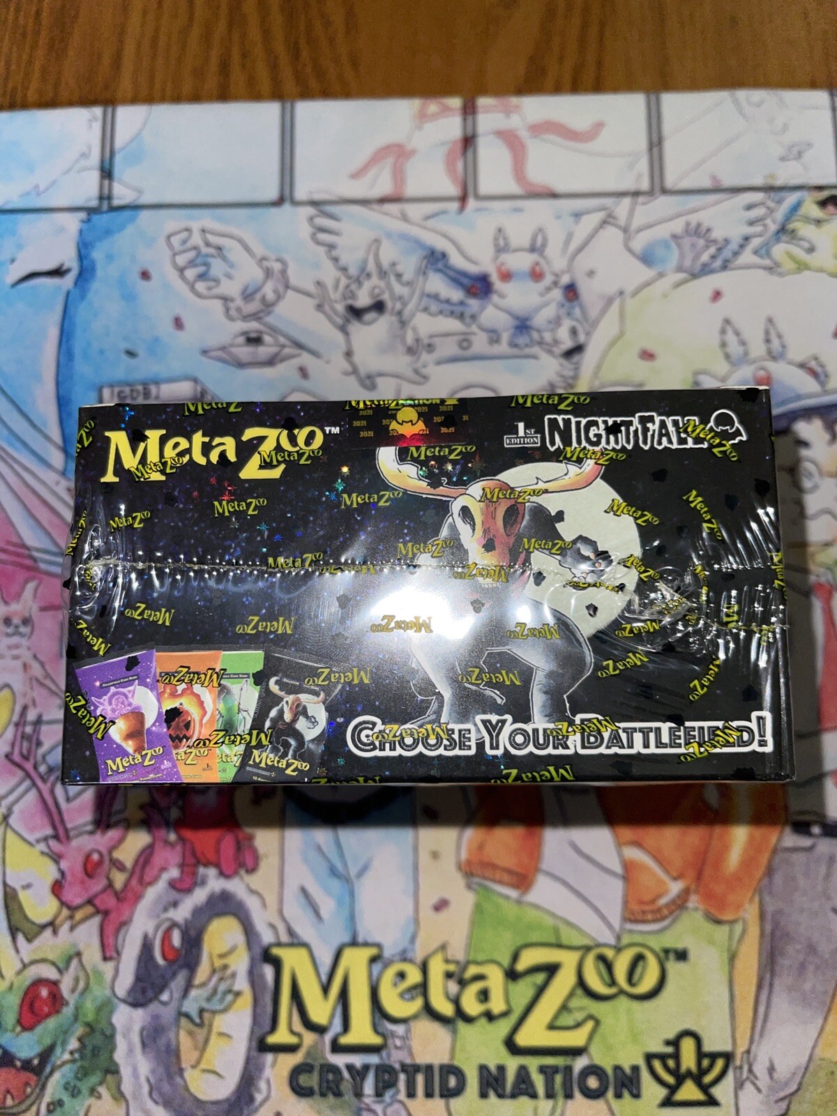 MetaZoo Nightfall 1st Edition Booster Box Signed By Michael Waddell | eBay