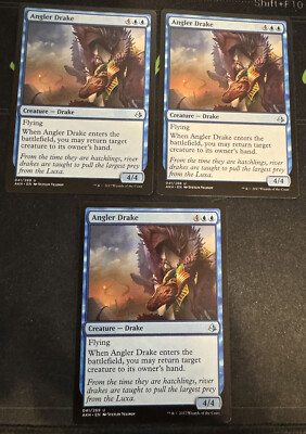 Angler Drake x3 Amonkhet Magic the Gathering MTG | eBay