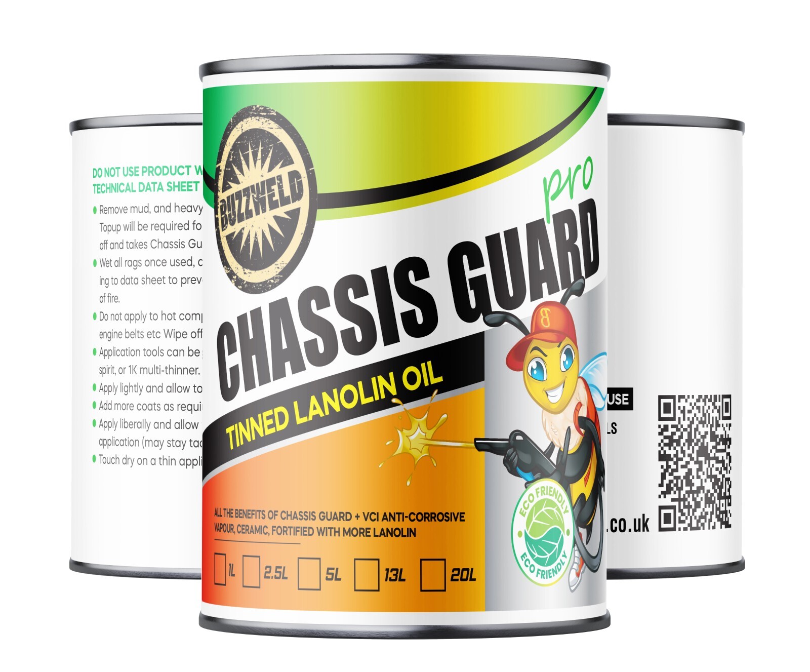 Chassis Guard Pro Lanolin Oil Clear Rustproofing 5000ML Tin | eBay