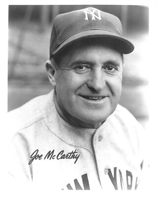 JOE McCARTHY 8X10 PHOTO NEW YORK YANKEES NY BASEBALL PICTURE MLB | eBay