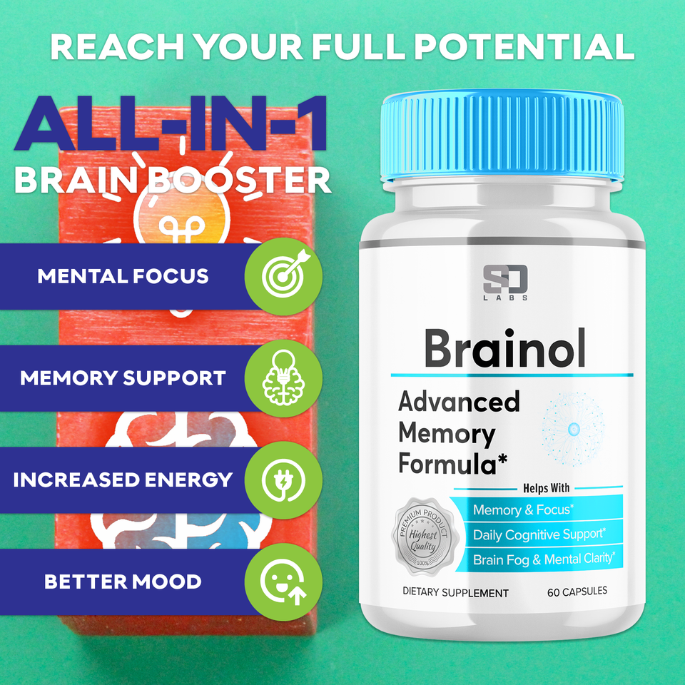 Brainol Advanced Memory & Focus: Supports clarity and concentration (5 ...