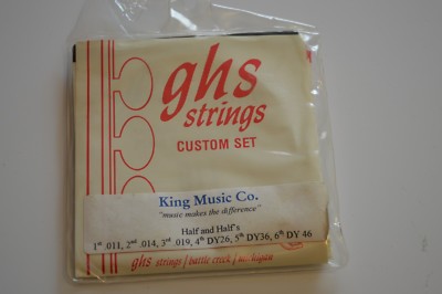 GHS GUITAR STRINGS CUSTOM SHOP SPECIALTY STRINGS Half and halfs | eBay