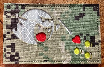 FSUP Crew "Boobeard" AOR2 Multicolor Relfective Variant Patch | eBay