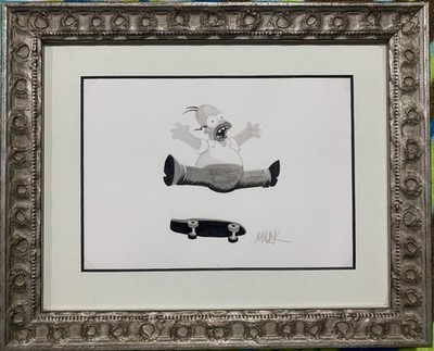 Homer Simpson Original Art The Simpsons Mark Englert Springfield Gorge ...