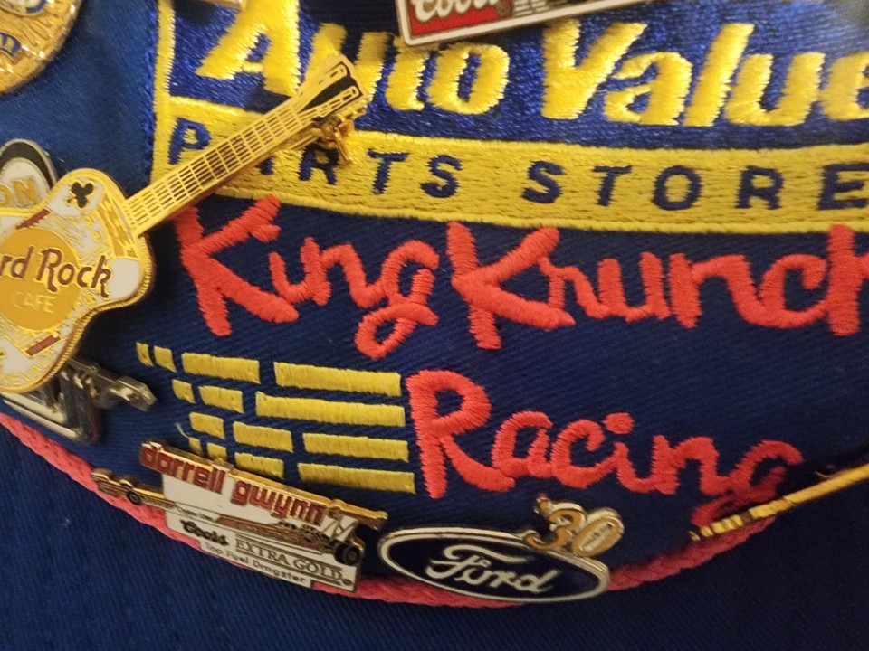 Great Collection Of 12 Vintage Racing Pins on King Krunch Racing Hat ...