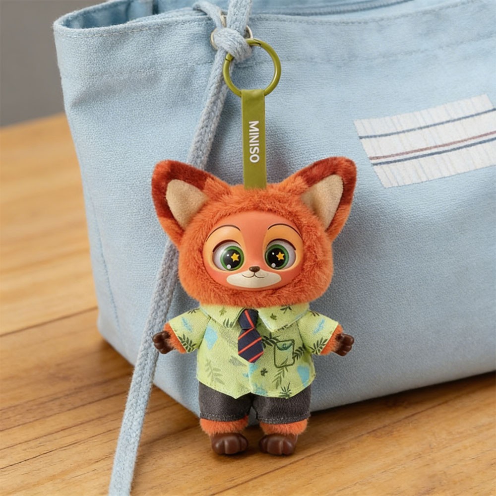 MINISO Zootopia Series Blindbox Confirmed Color, Plush Pendant ...