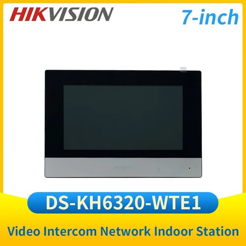 Hikvision DS-KH6320-WTE1 7" Video Intercom Network IP Indoor Station ...