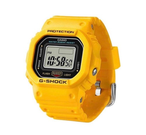 Casio G-Shock DW-5600-9JR Nano Yellow Watch No Customs Fees US | eBay