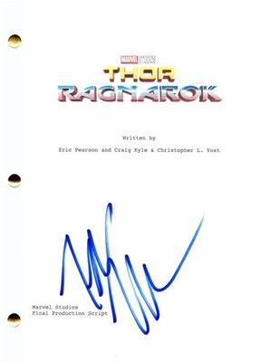 TESSA THOMPSON SIGNED AUTOGRAPH THOR: RAGNAROK FULL MOVIE SCRIPT ...