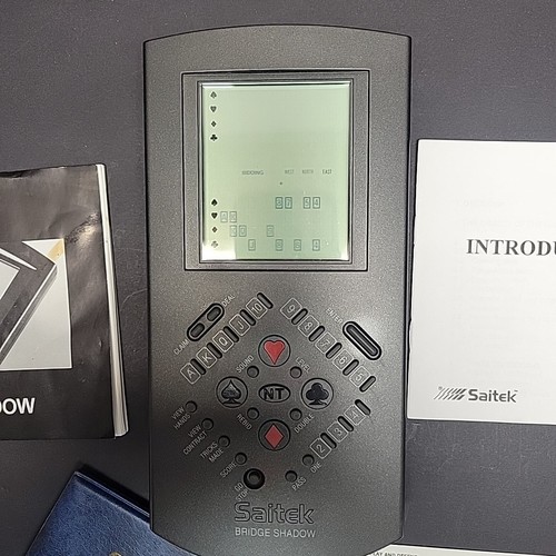 Saitek Bridge Shadow Handheld Game Battery Travel Game Card Game Bridge ...