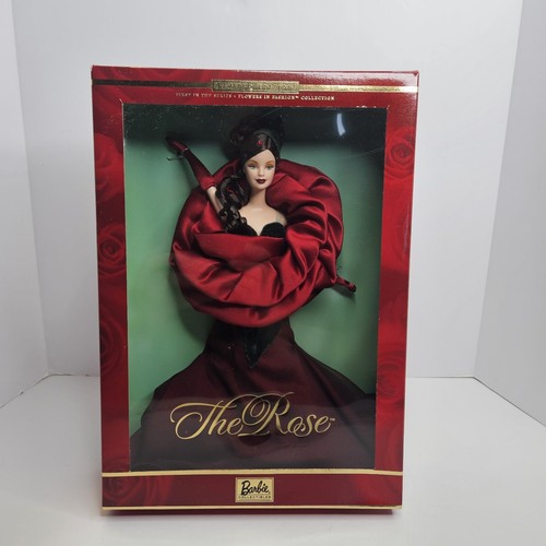 RARE The Rose Barbie Doll Flowers in Fashion Collection Limited Edition ...